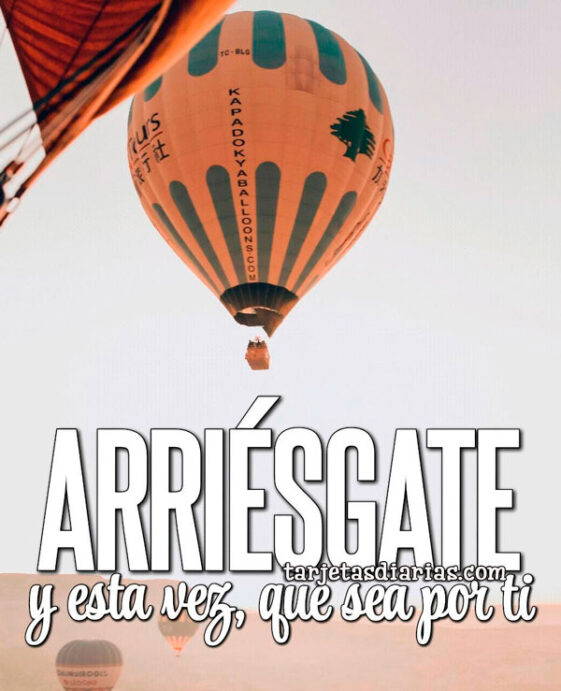 ARRIÉSGATE Y ESTA VEZ, QUE SEA POR TI - Tarjetas Diarias