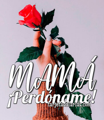 MAMÁ ¡PERDÓNAME! - TarjetasDiarias.com