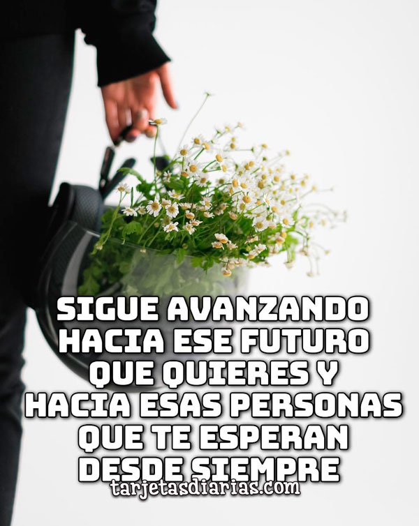 SIGUE AVANZANDO HACIA ESE FUTURO QUE QUIERES - Tarjetas Diarias