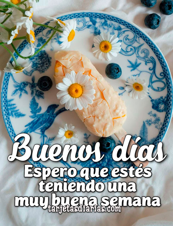 ESPERO QUE ESTÉS TENIENDO UNA MUY BUENA SEMANA - Tarjetas Diarias