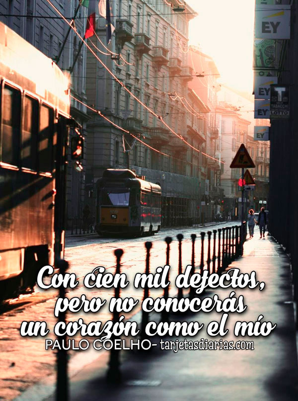 CON CIEN MIL DEFECTOS, PERO NO CONOCERÁS UN CORAZÓN COMO EL MÍO ...